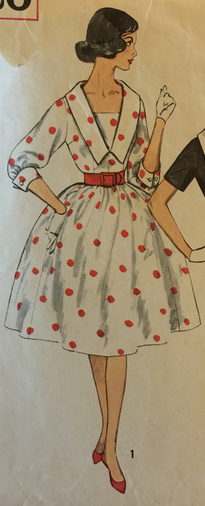 VTG 3320 Simplicity 1960. Junior Dress W/2 Skirts & | Etsy