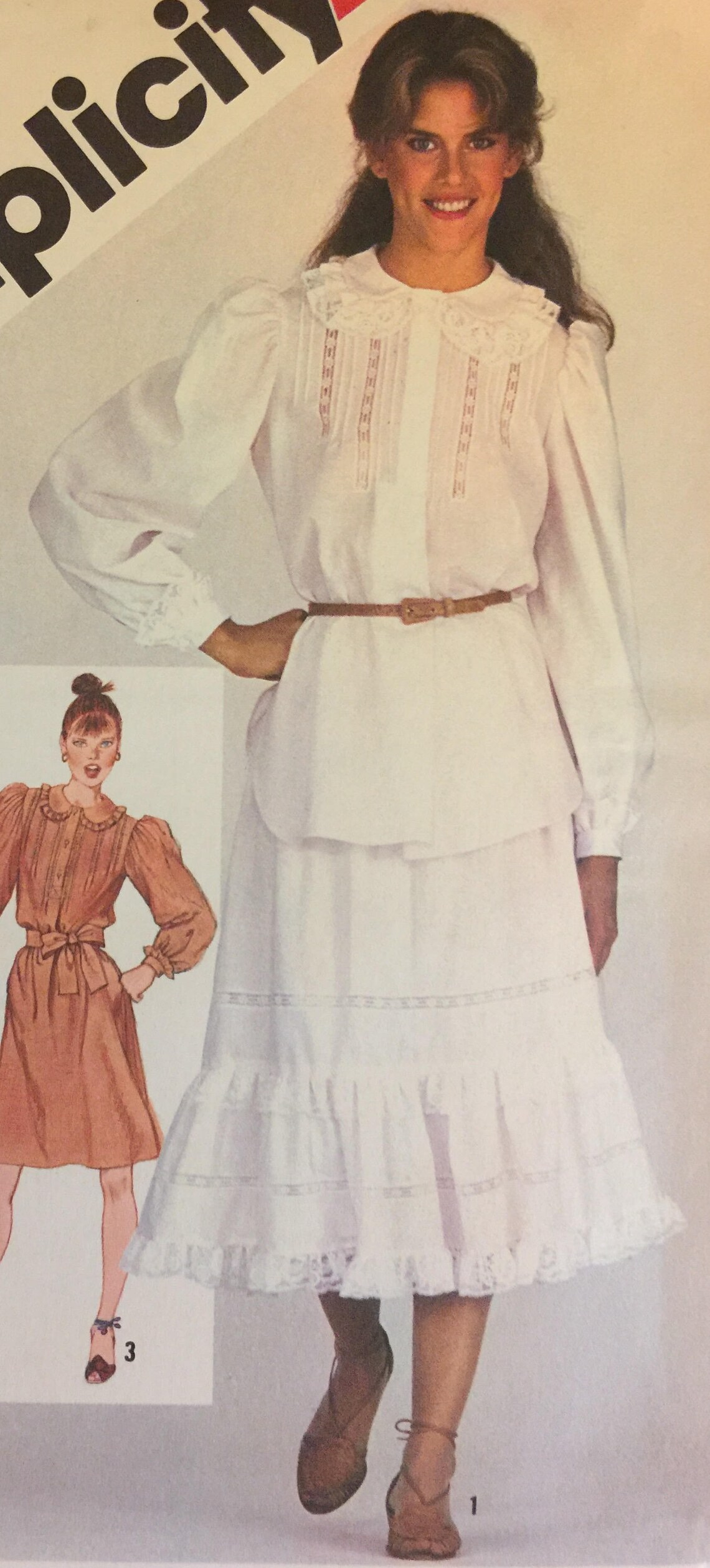 RARE VTG 5367 Simplicity (1981). Misses' Tunic or Mini-dress & Skirt ...