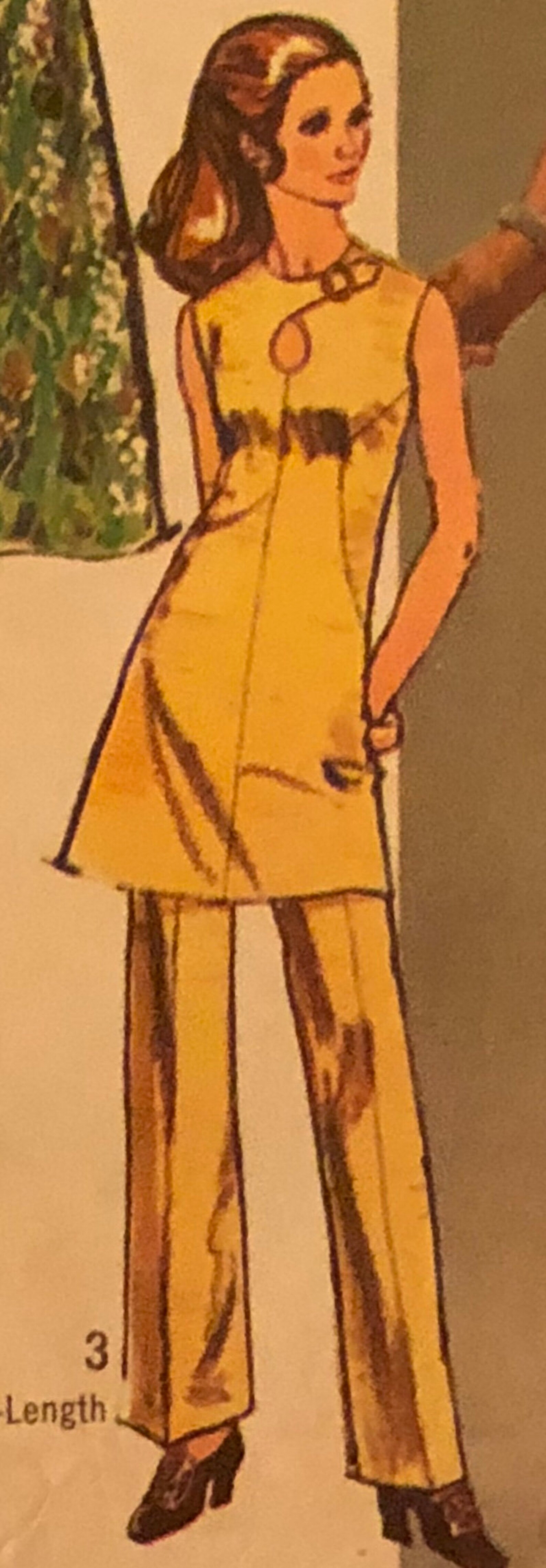 VTG 9014 Simplicity 1971. Designer Fashion. Misses' - Etsy