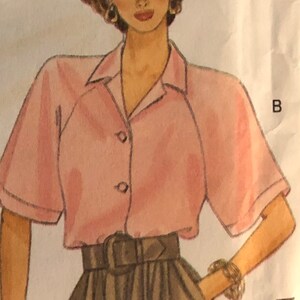 VTG 3029 Butterick (1988). Fast & Easy. Very Easy. Misses' Shirt. Size ...