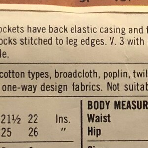 VTG 6048 Simplicity (1983). Child's Set of Fashion Pants. Size 4-5-6 ...
