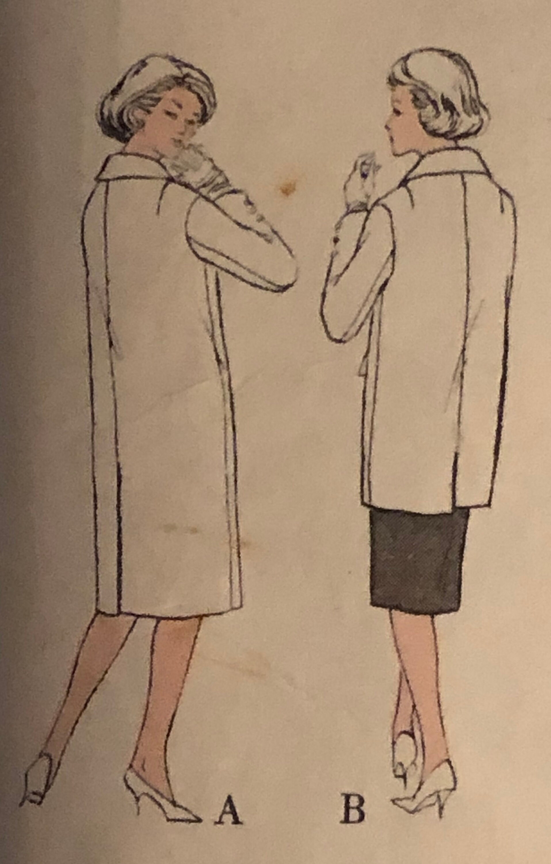 Rare VTG 4038 Vogue 1959. Vogue Special Design. Coat. | Etsy