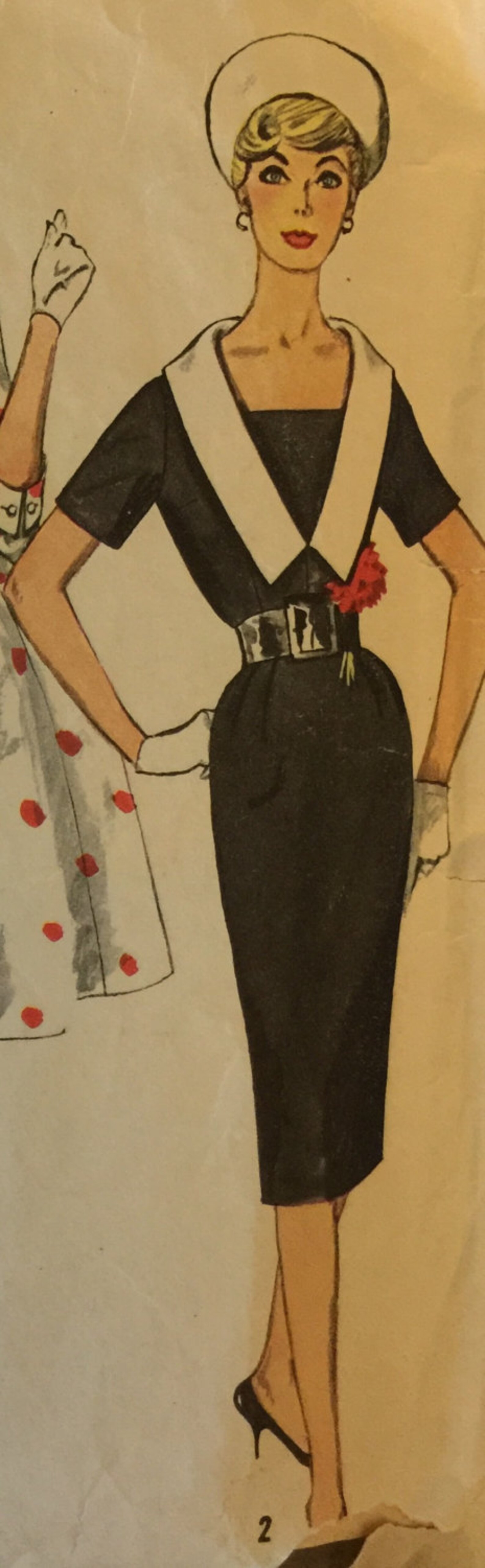 VTG 3320 Simplicity 1960. Junior Dress W/2 Skirts & - Etsy