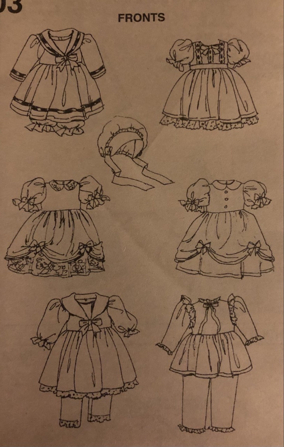 VTG 9381 Simplicity 1995. Design Your Own Easy Doll Clothes - Etsy