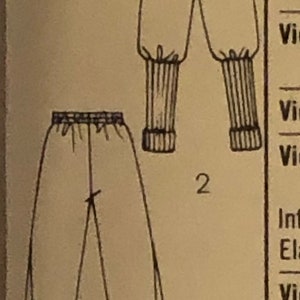 VTG 6048 Simplicity (1983). Child's Set of Fashion Pants. Size 4-5-6 ...
