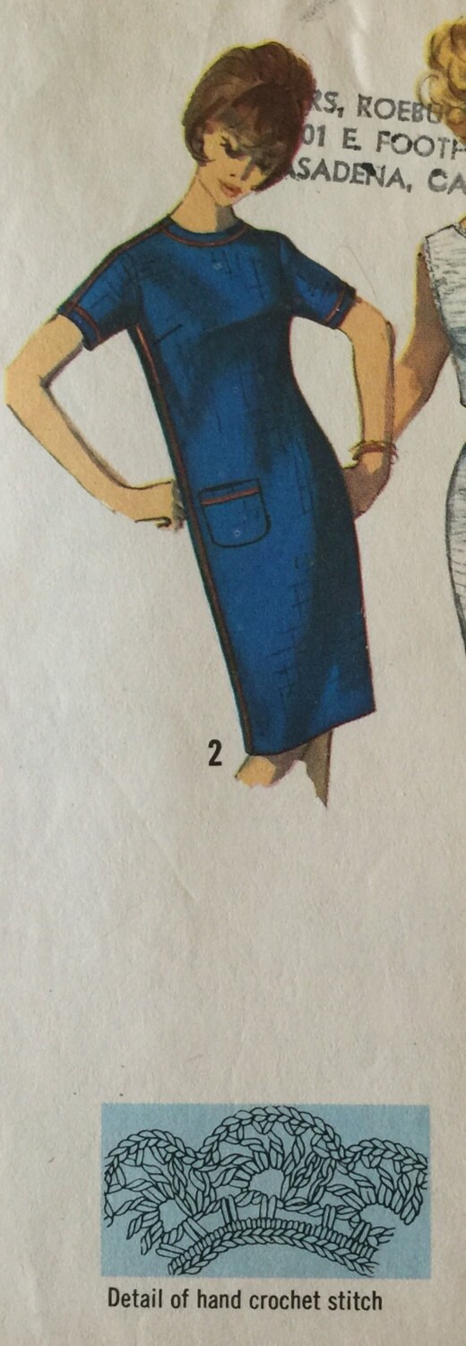 VTG 6003 Simplicity 1965. Misses' One Piece Dress. Size - Etsy