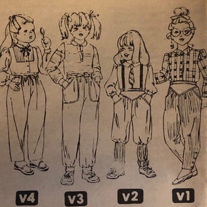 VTG 6048 Simplicity (1983). Child's Set of Fashion Pants. Size 4-5-6 ...