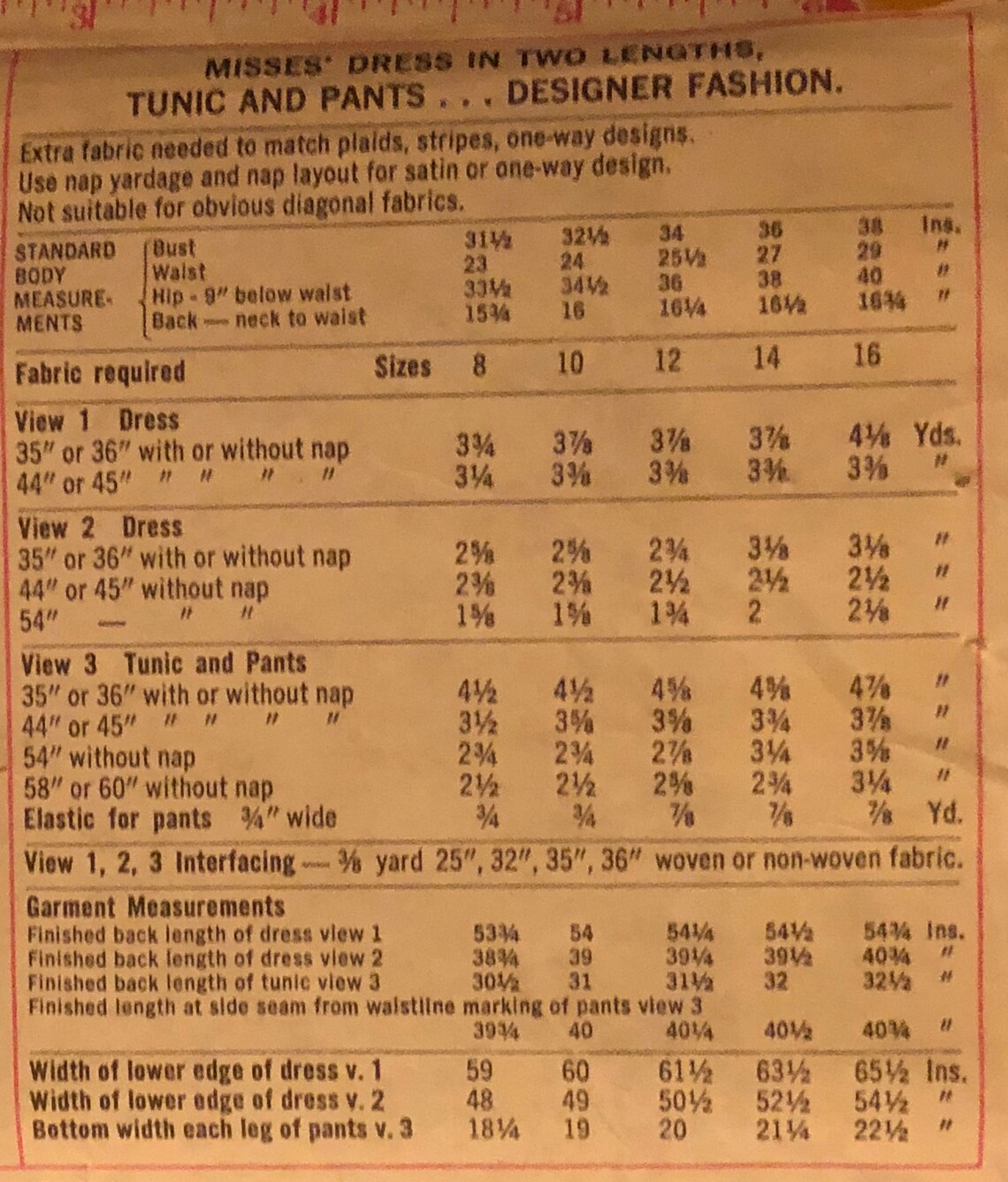 VTG 9014 Simplicity 1971. Designer Fashion. Misses' - Etsy