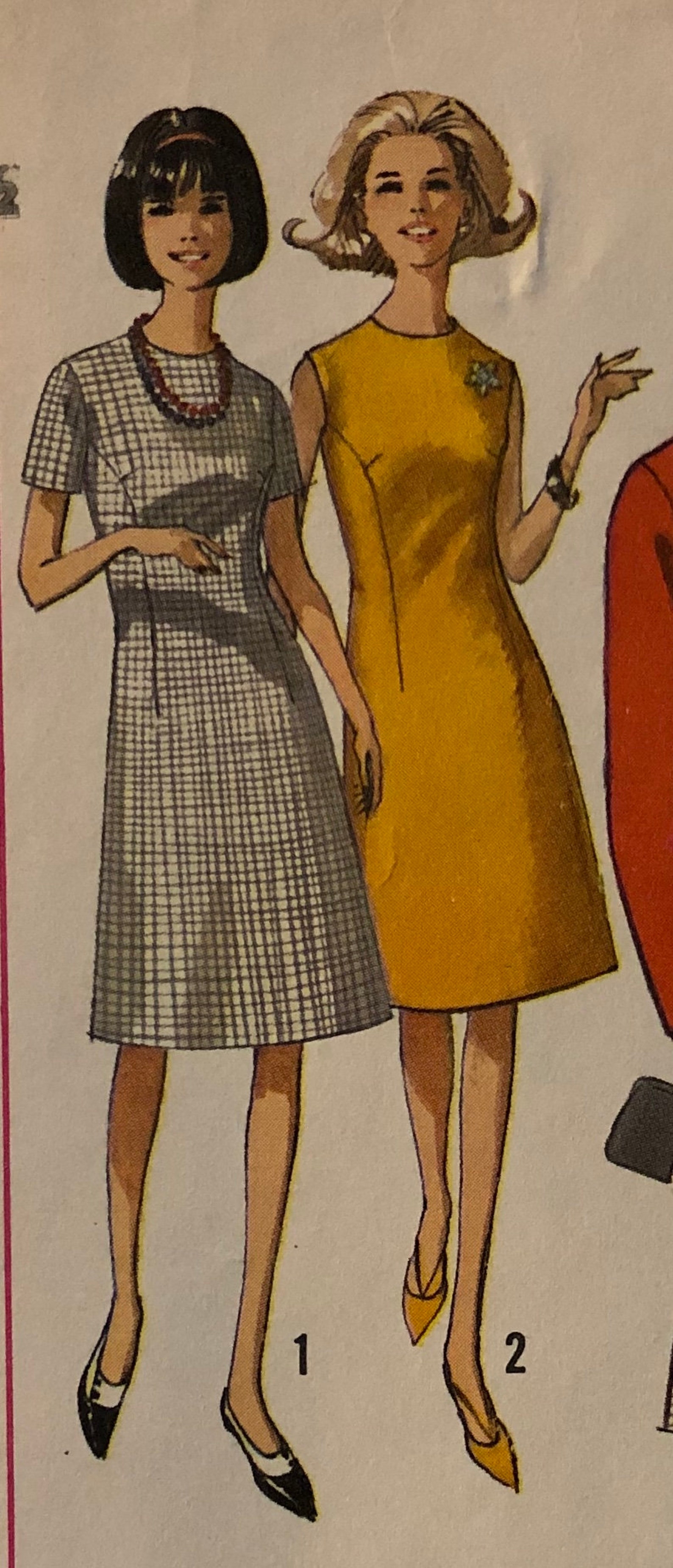 VTG 6099 Simplicity 1965. Juniors' One-piece Dress & | Etsy