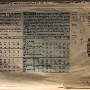 VTG 5967 Butterick 1992. See & Sew. Yes It's Easy. Misses' Jacket ...