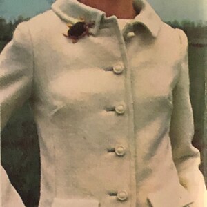 VTG 7301 Simplicity 1967. Designer Fashion. Misses' Dress and Jacket. Size 12, Bust 32. Complete ...