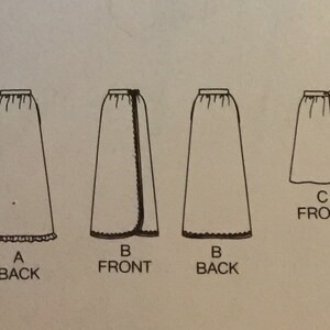RARE VTG 3570 Butterick (1971). Misses' Skirts. Size 16, Waist 30 ...