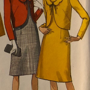 VTG 6099 Simplicity (1965). Juniors' One-piece Dress & Jacket. Size 11 ...