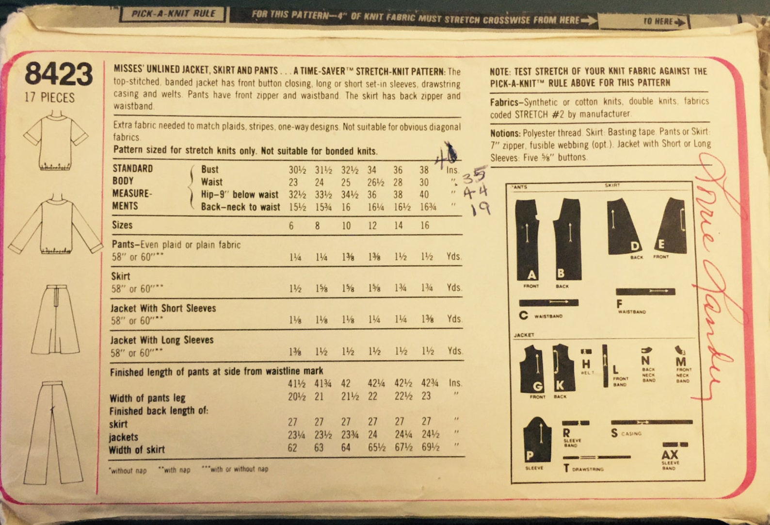 VTG 8423 Simplicity 1978. Blousen Jacket W/sleeve Options | Etsy