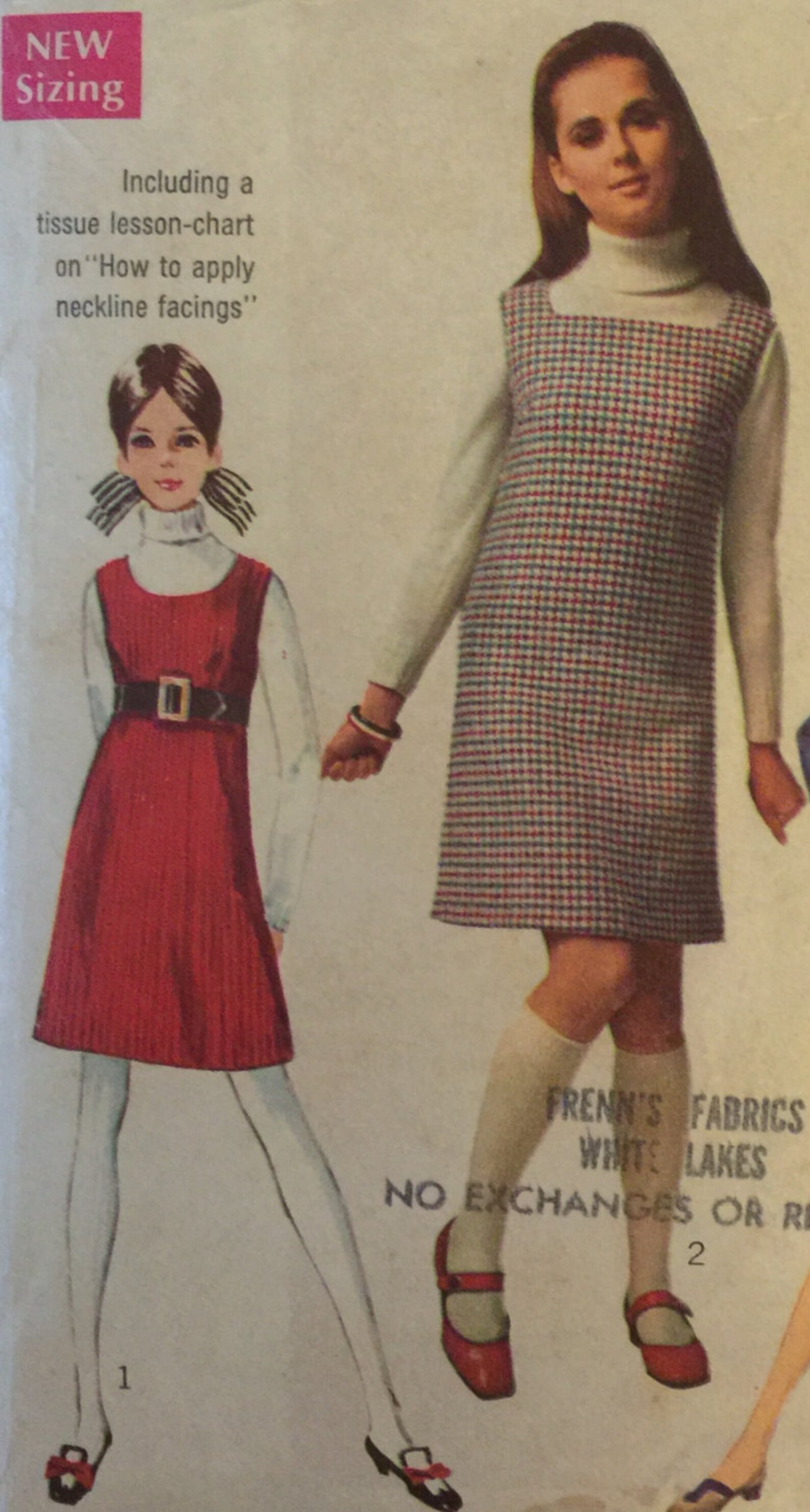 VTG 7778 Simplicity 1968. A How to Sew Pattern. Jumper W/3 | Etsy