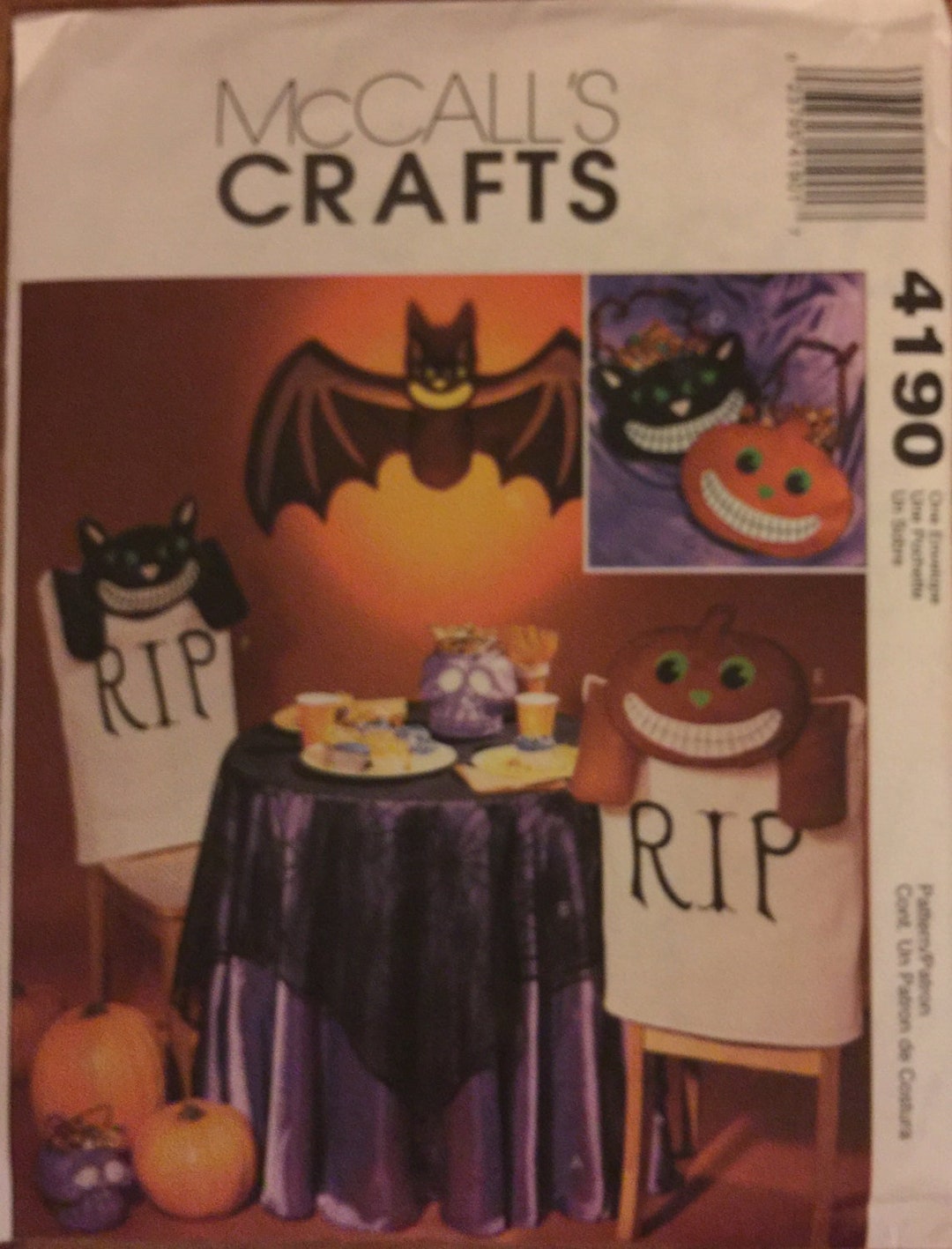 VTG 4190 Mccalls (2003). Mccalls Crafts. Halloween Decorations & Treat ...