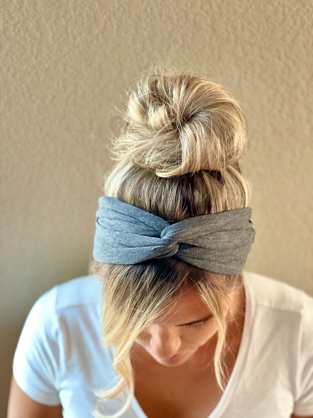 Adult Chunky Twist Headband, Adult Soft and Stretchy Turban Headband ...