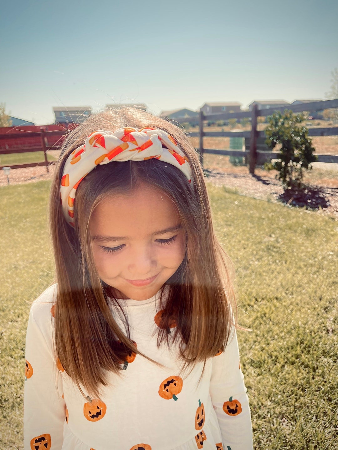 Halloween Candy Corn Chunky Sailor Knot Headband,adult Soft and ...
