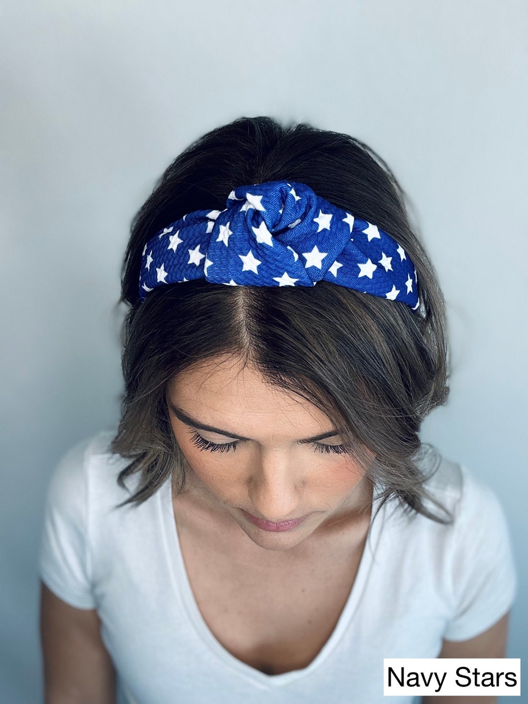 4th of July Knotted Headbands, Memorial Day Headbands, Stars Hard Knot ...