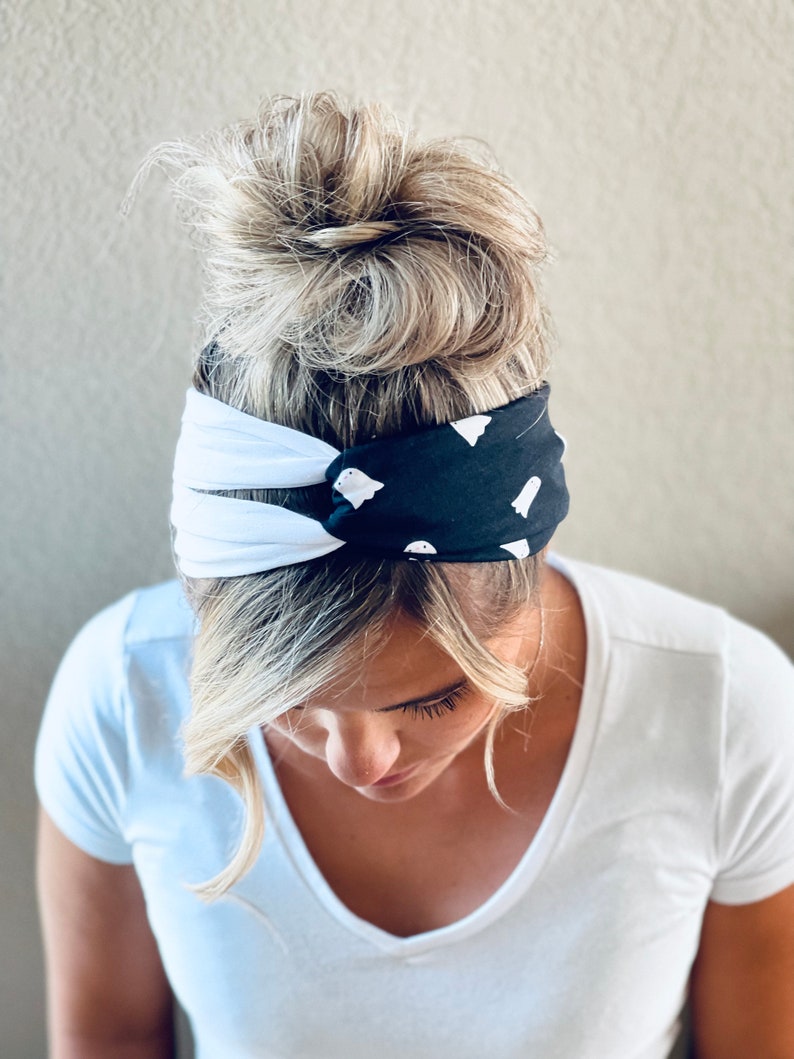 Halloween Candy Corn Chunky Split Turban Knot Headband Adult - Etsy