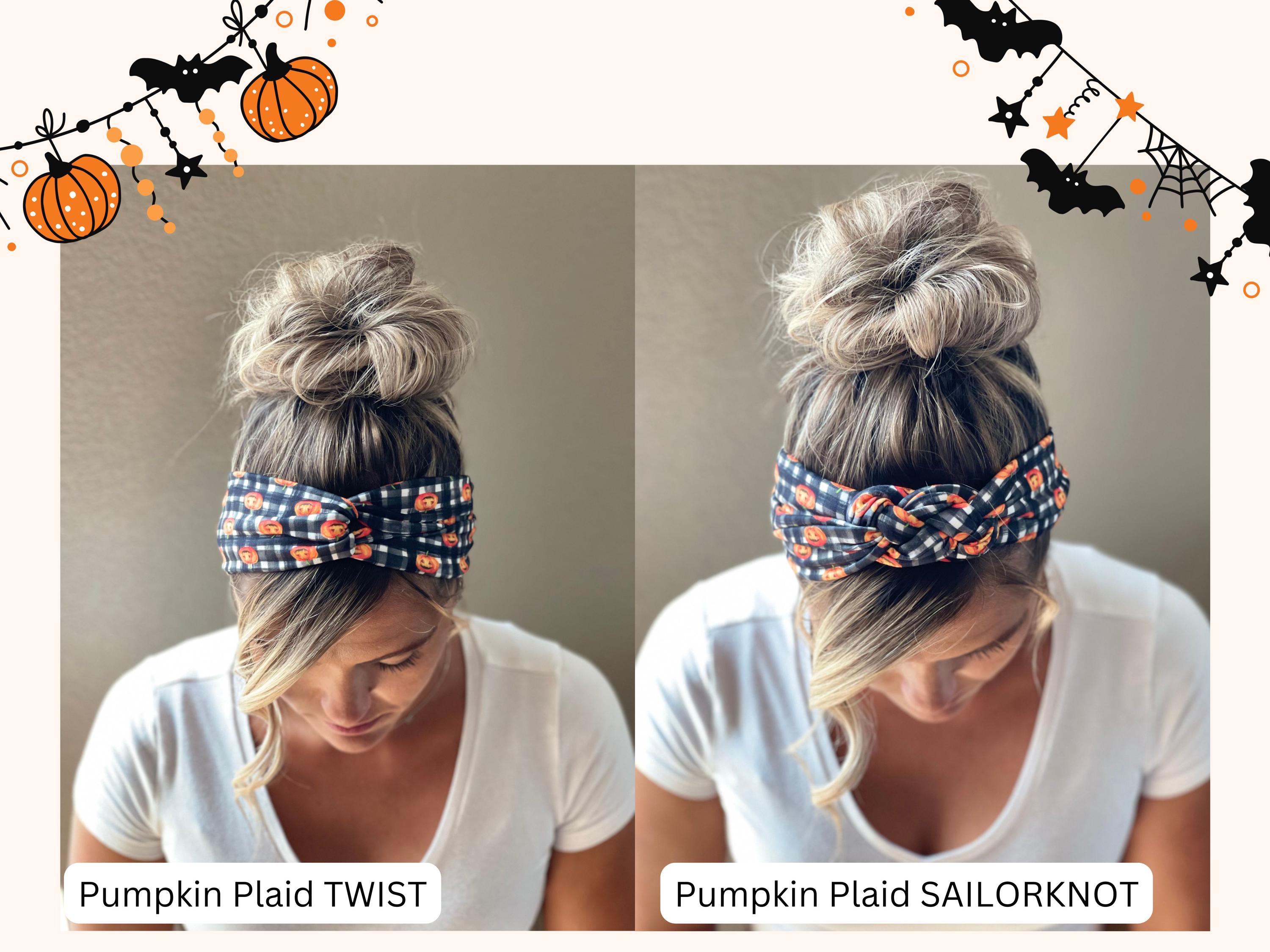 Moon & Stars Chunky Split Turban Knot Headband, Adult Soft and Stretchy ...