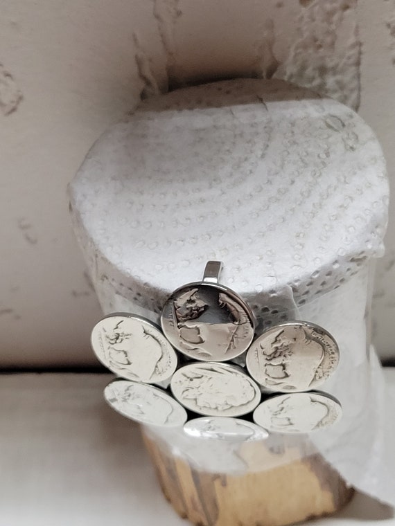 vintage welded nickel coin - Gem