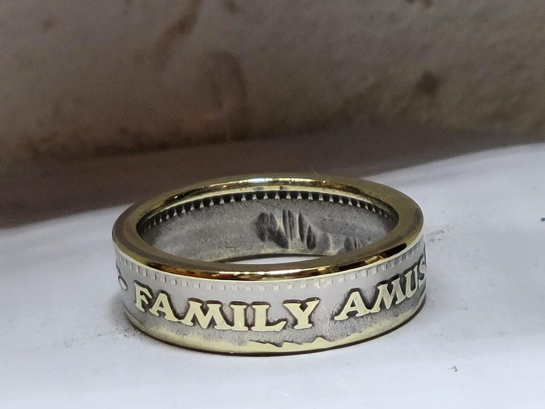 F.A.C. - Size 6 Token Coin Ring - Etsy