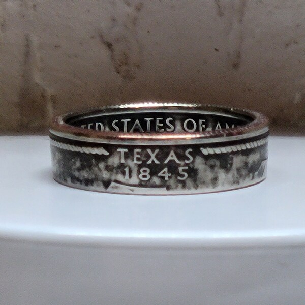 Texas Coin Ring - Etsy
