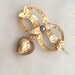 Antique Pearl Bow Swagged Heart Gold Brooch 15ct - Etsy