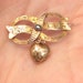 Antique Pearl Bow Swagged Heart Gold Brooch 15ct - Etsy