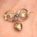 Antique Pearl Bow Swagged Heart Gold Brooch 15ct - Etsy