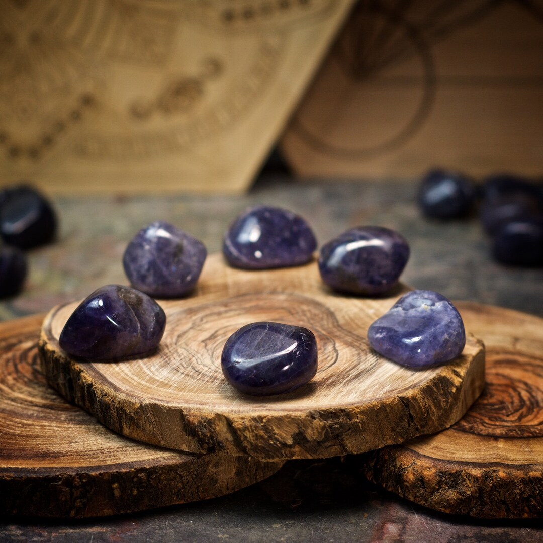 Iolite Crystals for Grids | Crystal Sets for Grids | Crystal Healing ...