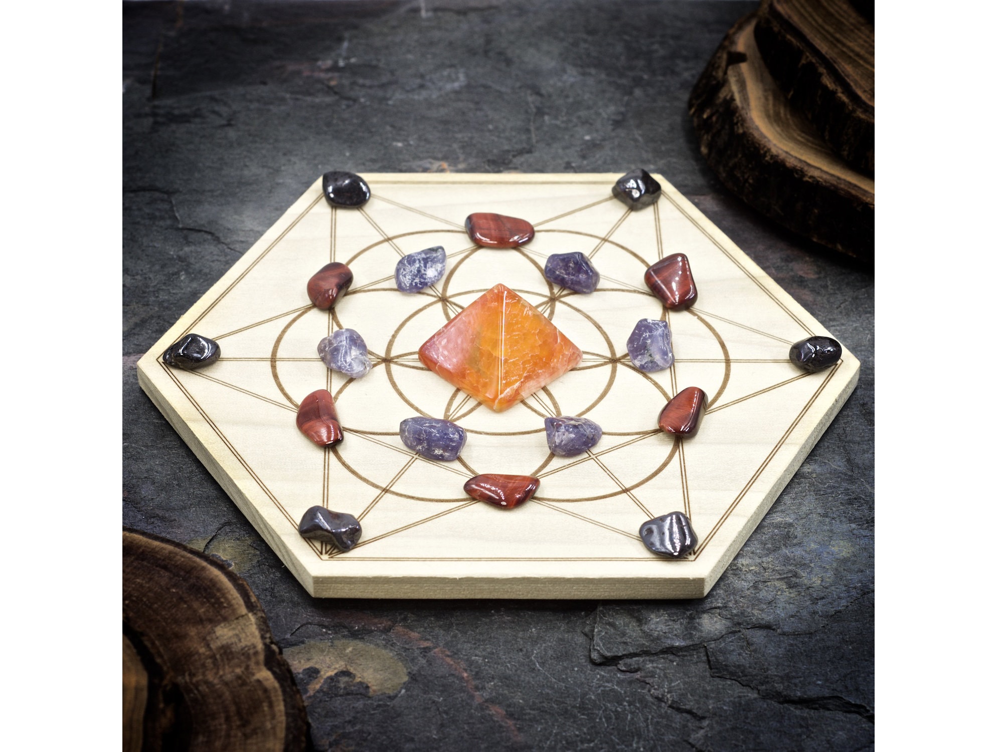 Unleash your Inner Goddess Mini Crystal Grid Set Sacred | Etsy