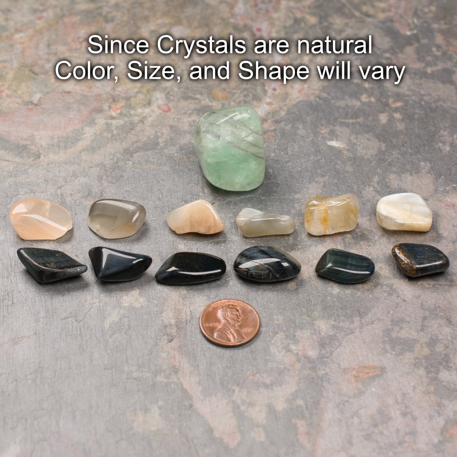 New Beginnings Mini Crystal Grid Set With Fluorite, Moonstone & Blue ...