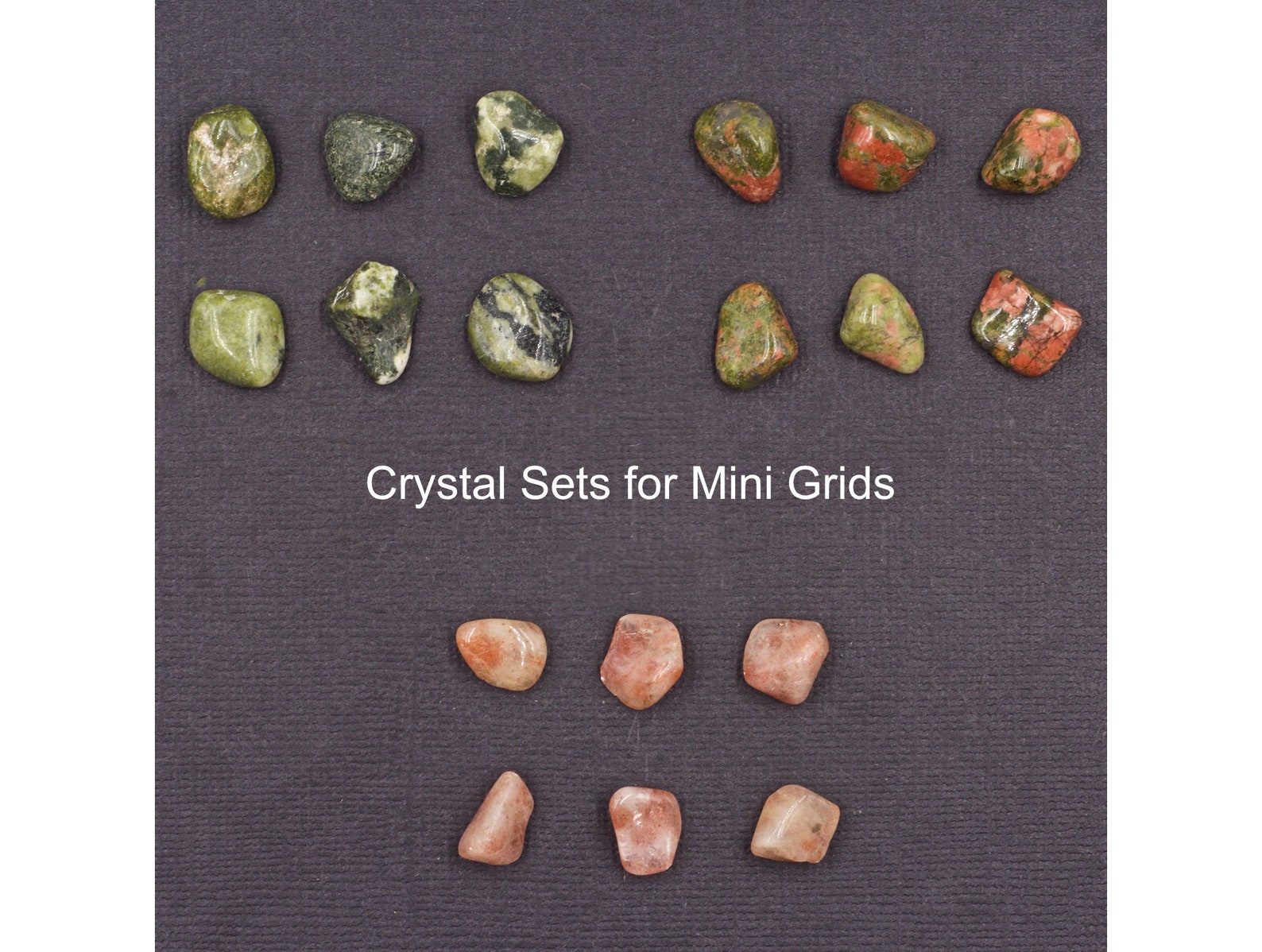 Crystal Sets for Mini Grids Mini Crystal Grid Kits Sets of - Etsy