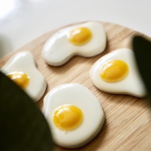 Fried Egg Magnet Set, Egg Magnets - Etsy