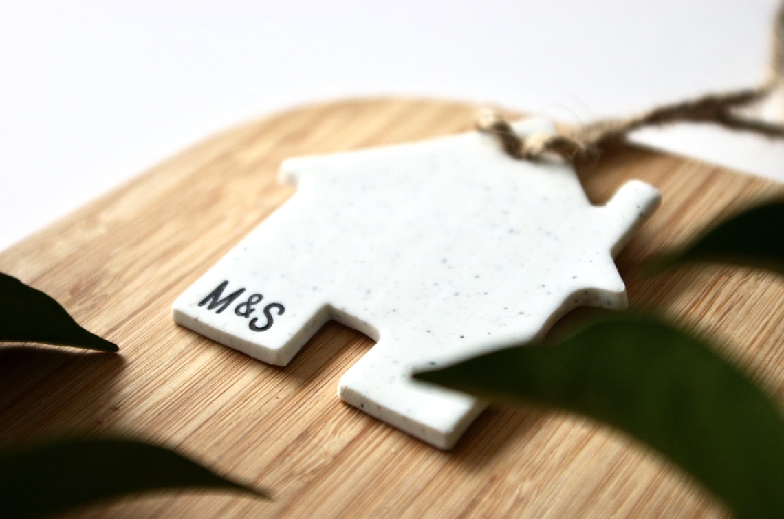 Small house tag new home gift personalised house tag custom | Etsy