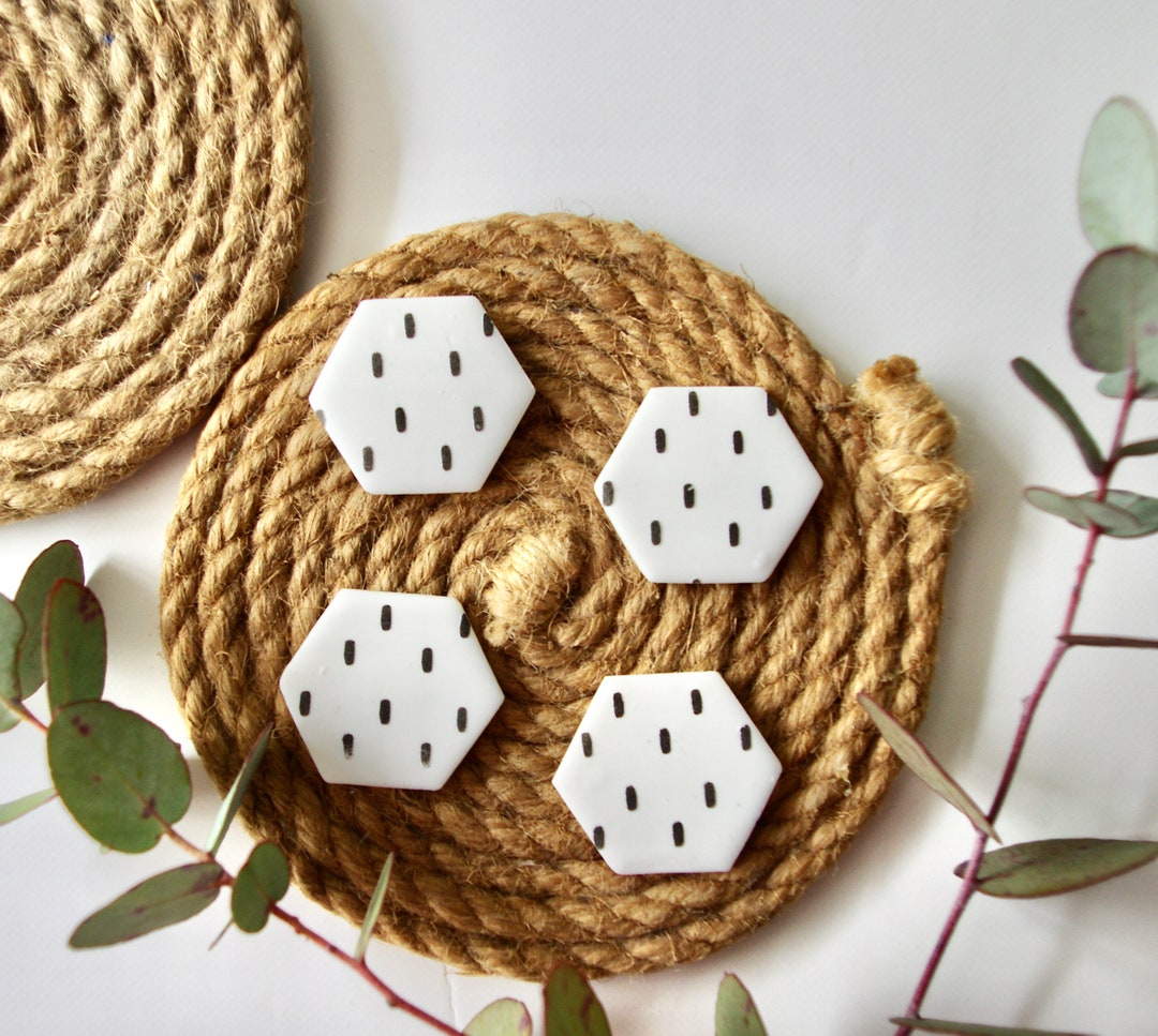 Dash Hexagon Magnet Set, Dash Print Magnets - Etsy