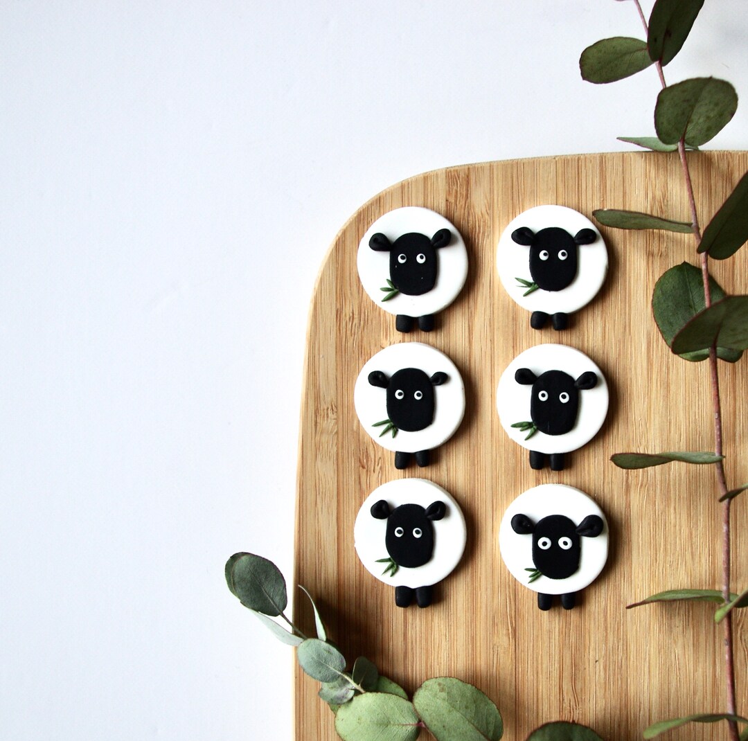 Sheep Magnet, Clay Magnet, Sheep - Etsy