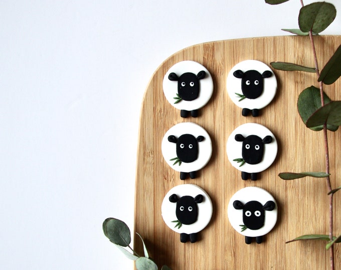 Sheep Fridge Magnet, Sheep Magnet, Farm Animals, Lambs, Kids Party Gift ...