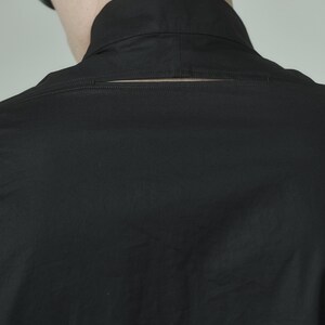 Oversized Washed Black Shirt With Half Sleeves POWHA - Etsy