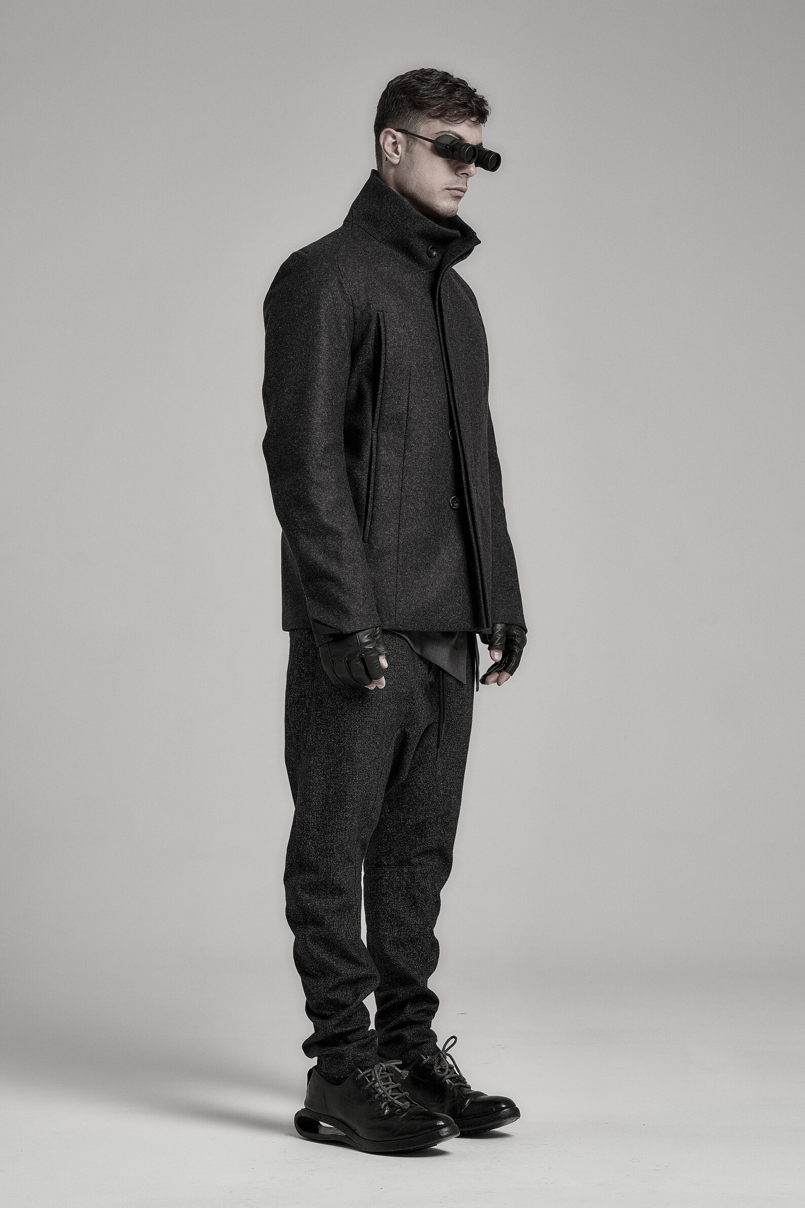 Photon Heavy Wool Coat / Mens Winter Coat / Extravagant Mens Clothing ...