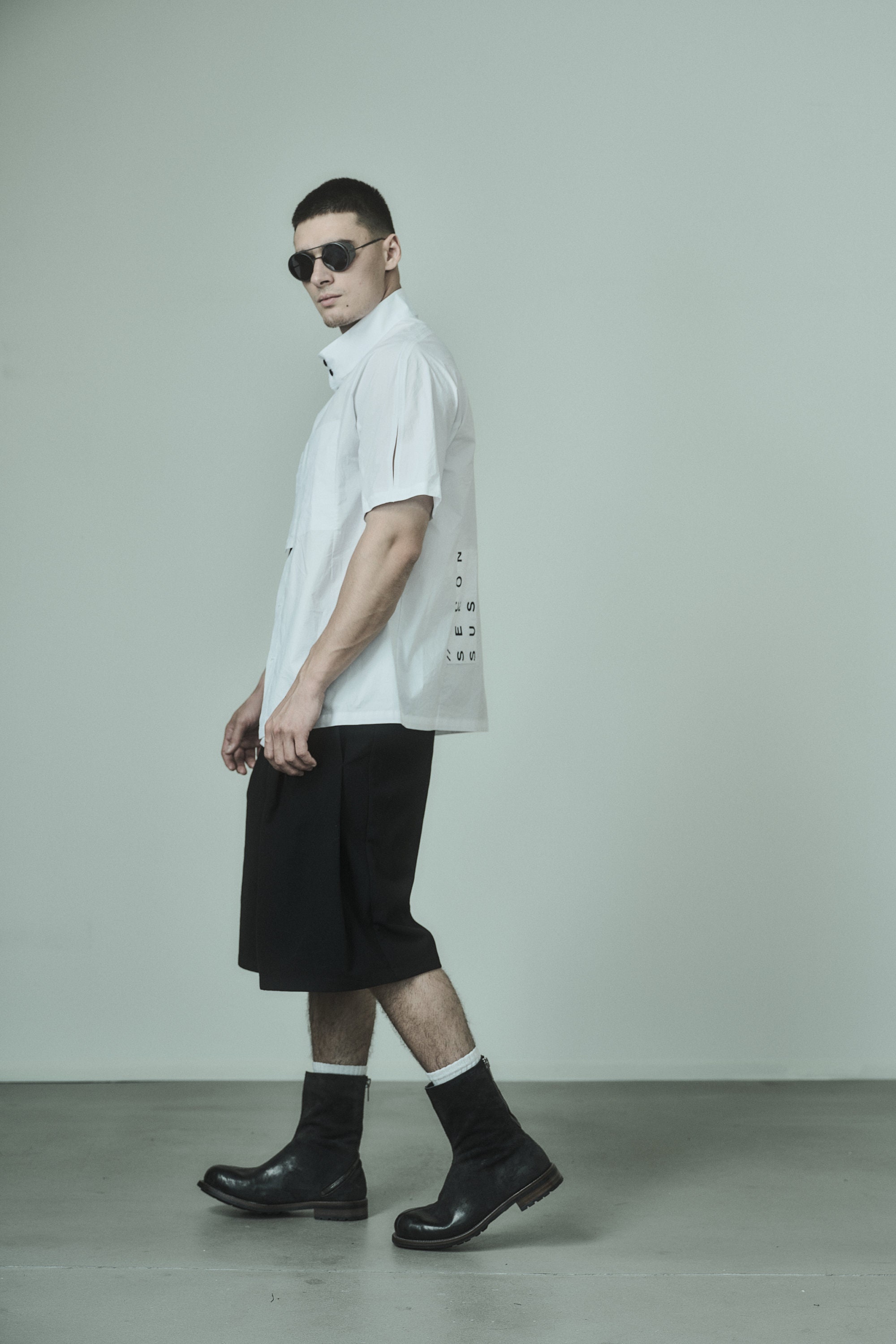 Oversized Washed White Shirt With Half Sleeves POWHA - Etsy