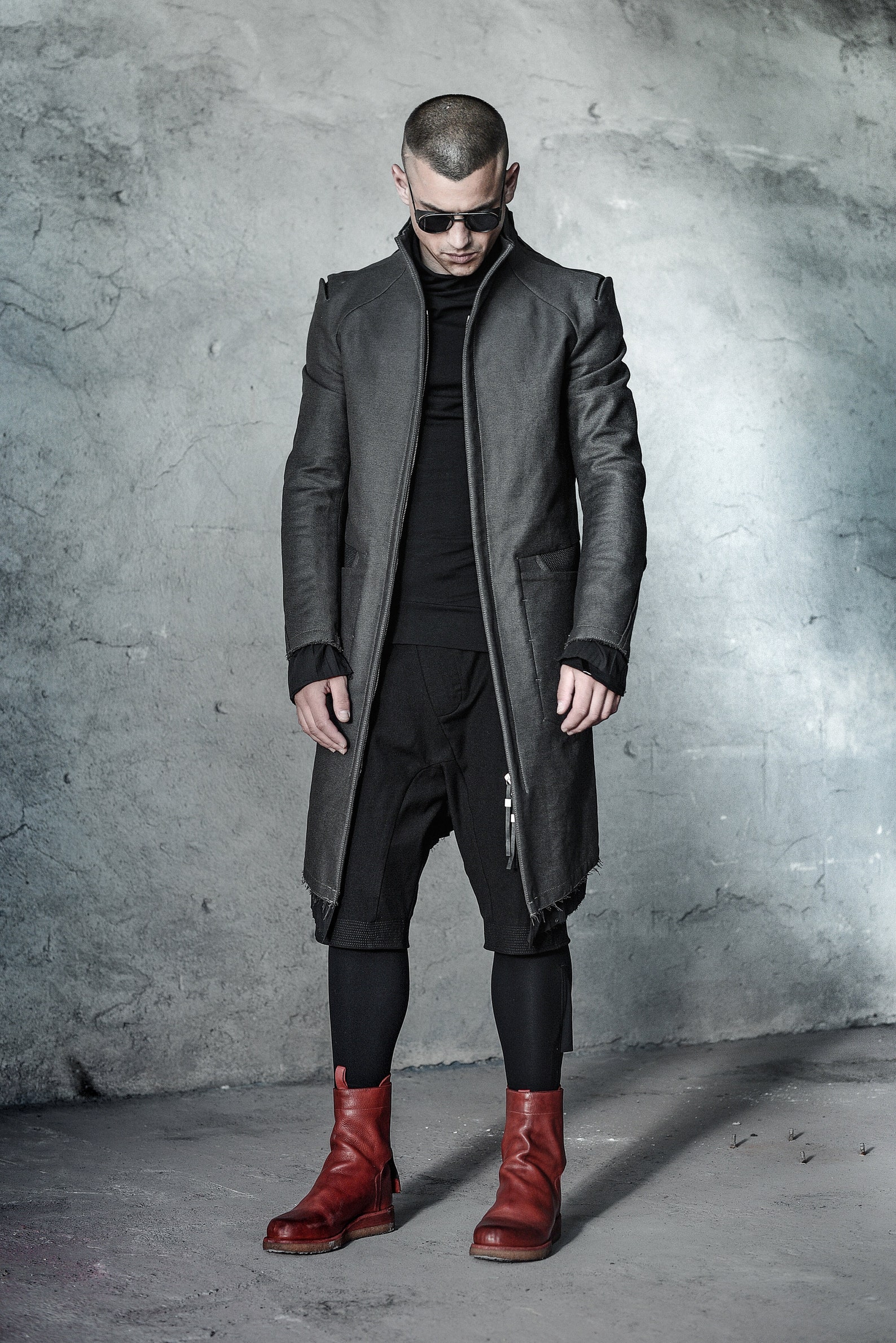 Futuristic Mens Cotton Coat: Slim Fit Tailored Jacket - Etsy