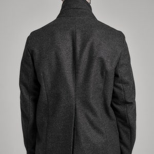 Photon Heavy Wool Coat / Mens Winter Coat / Extravagant Mens Clothing ...