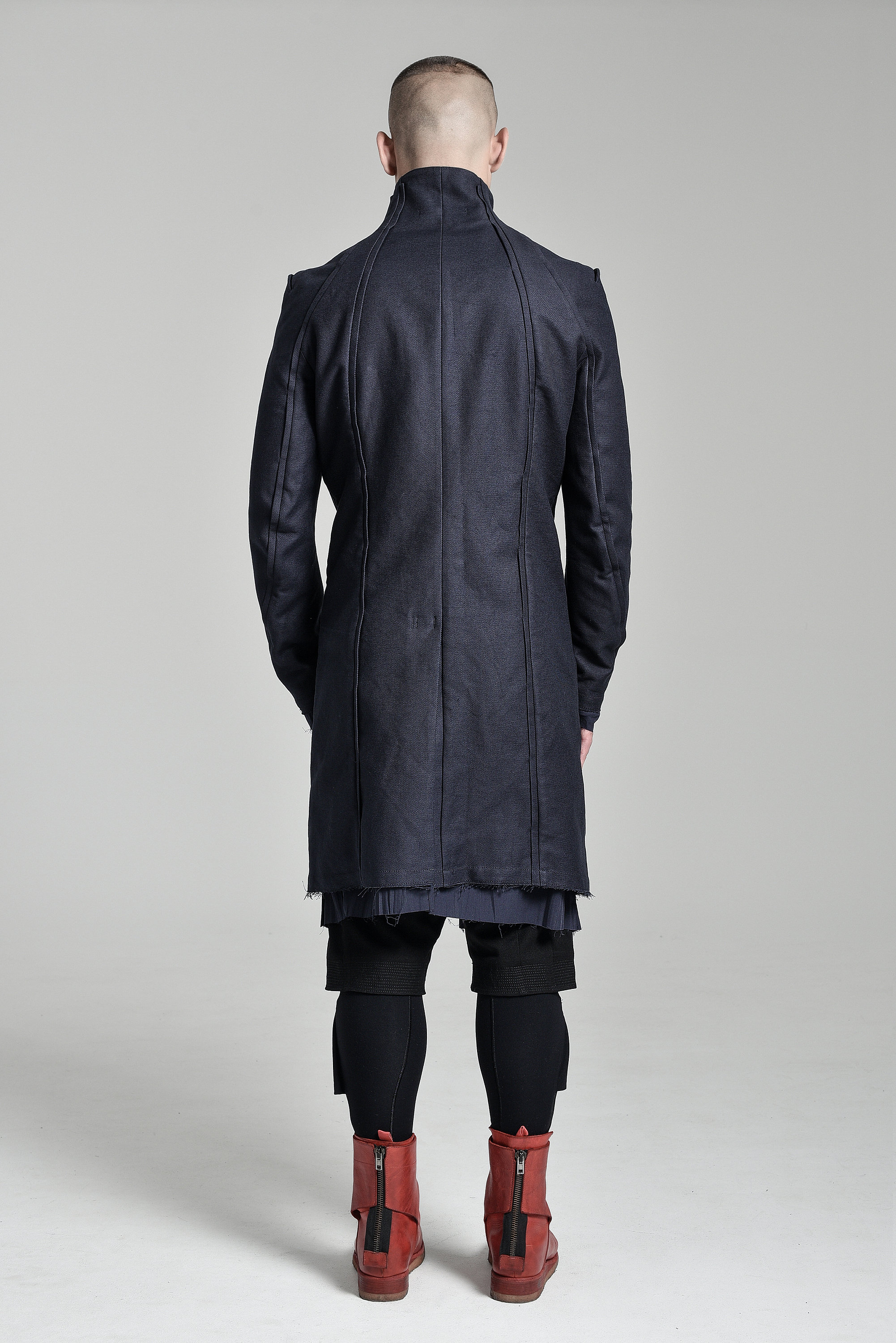 Futuristic Mens Coat / Slim Fit Coat / Cotton Mens Parka / Extravagant ...