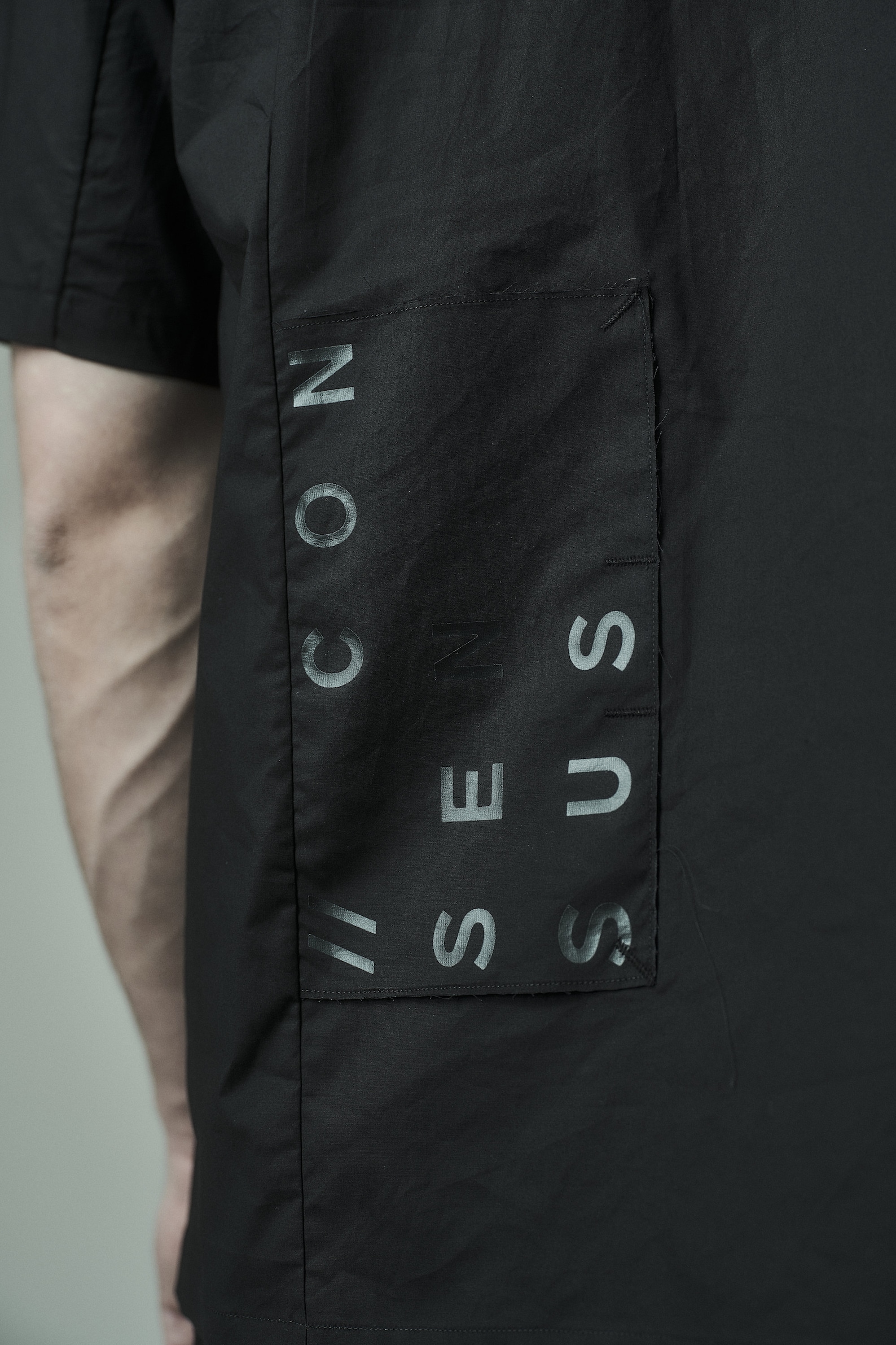 Oversized Washed Black Shirt With Half Sleeves POWHA - Etsy