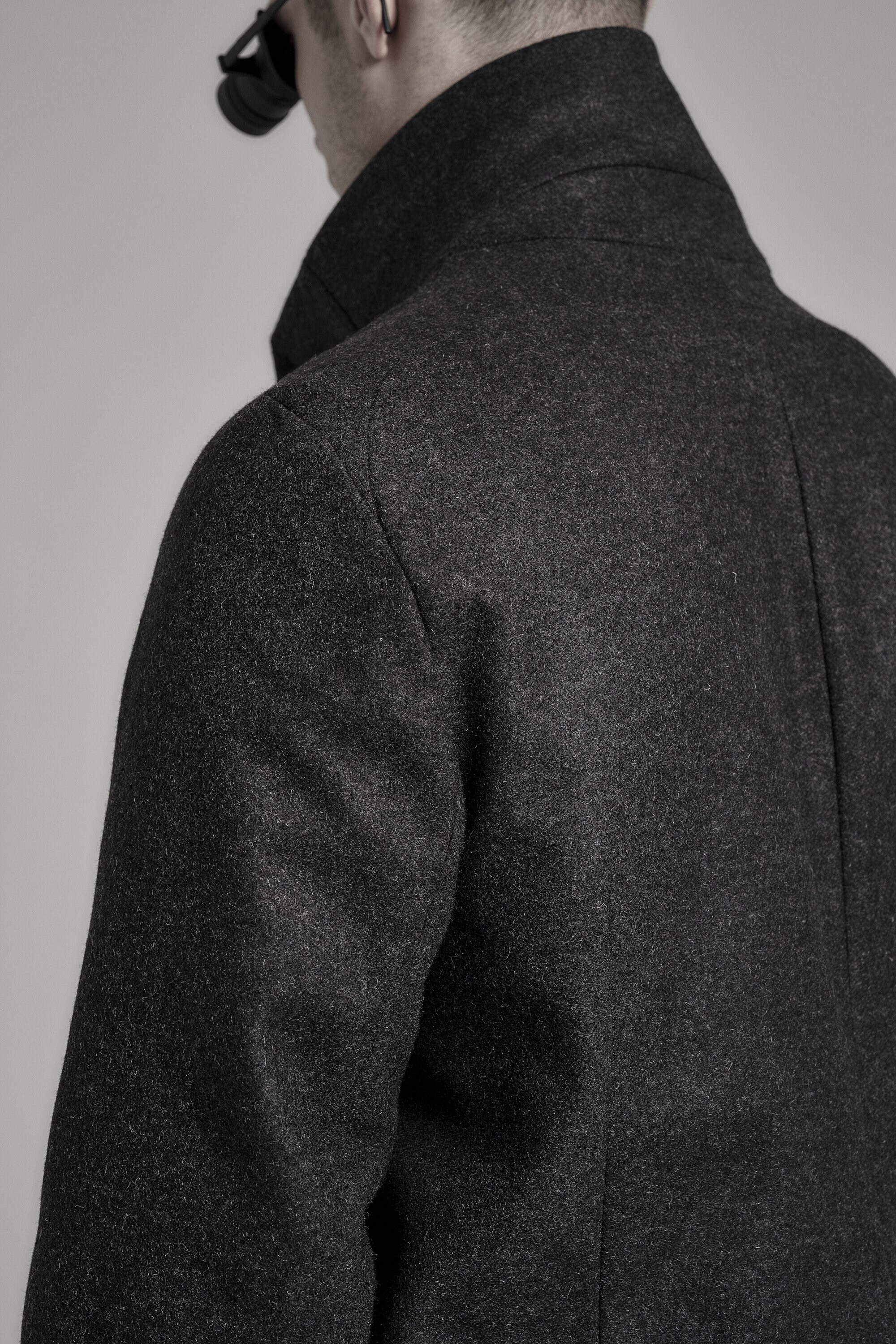 Photon Heavy Wool Coat / Mens Winter Coat / Extravagant Mens Clothing ...