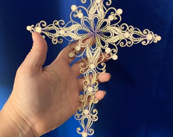 Quilled Cross - Etsy