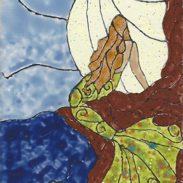 Mermaid Tile - Etsy